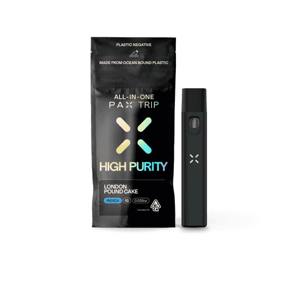 PAX xT Trip All-In-One High Purity THC 1g Indica London Pound Cake by ...