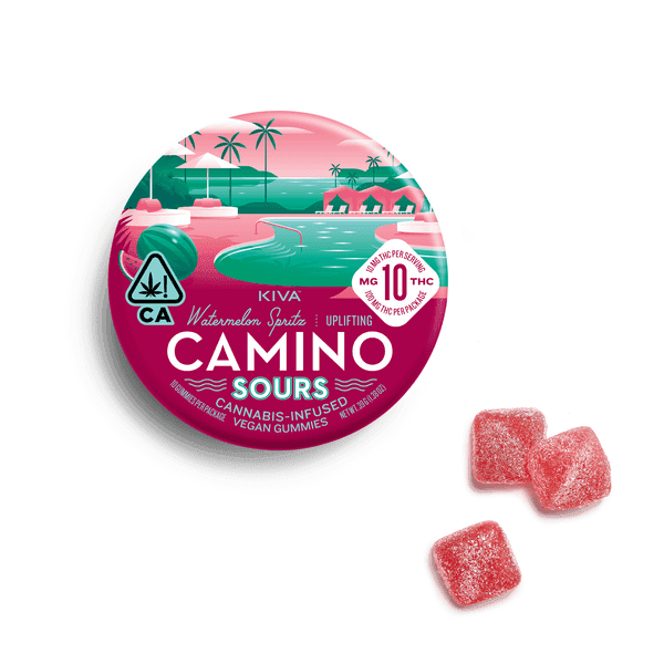 Camino Sours Watermelon Spritz (100mg/10ct) by Kiva | KSS Live