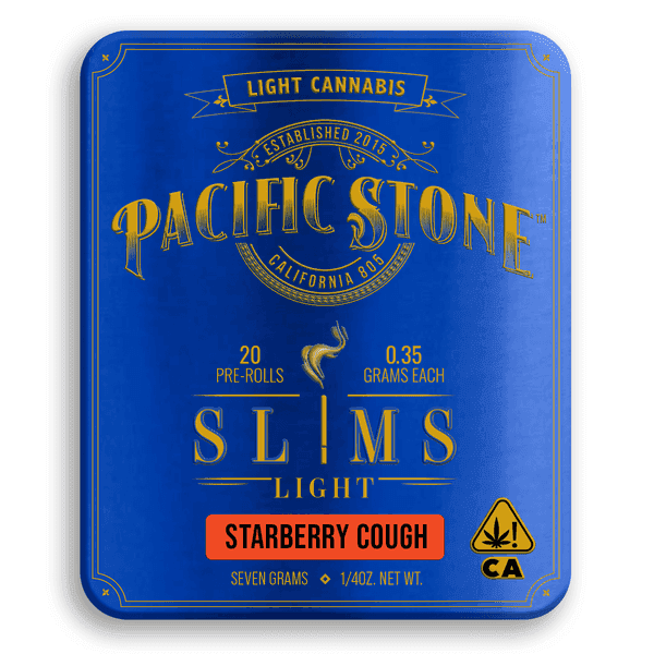 Pacific Stone Slims Light 0.35g Sativa Starberry Cough 20-Pack 7.0g ...